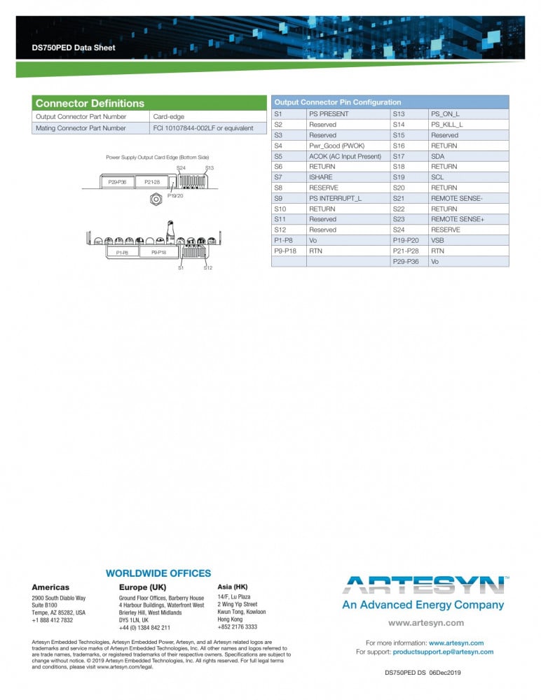 DS750PED datasheet page 7