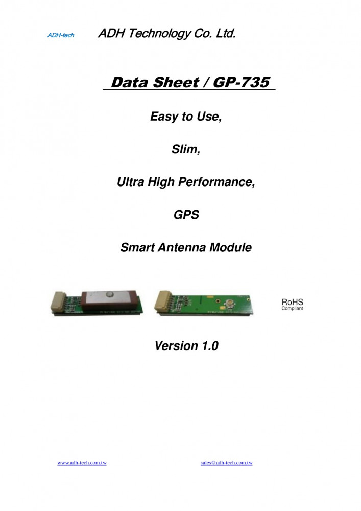 GPS-13670 technical document page 1