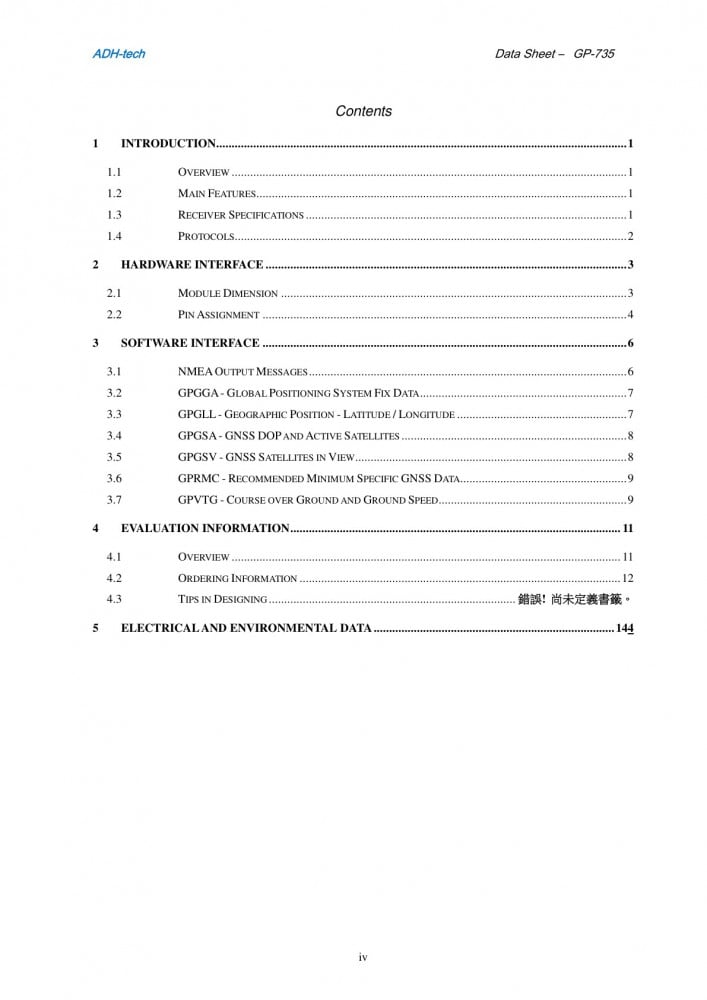 GPS-13670 technical document page 4