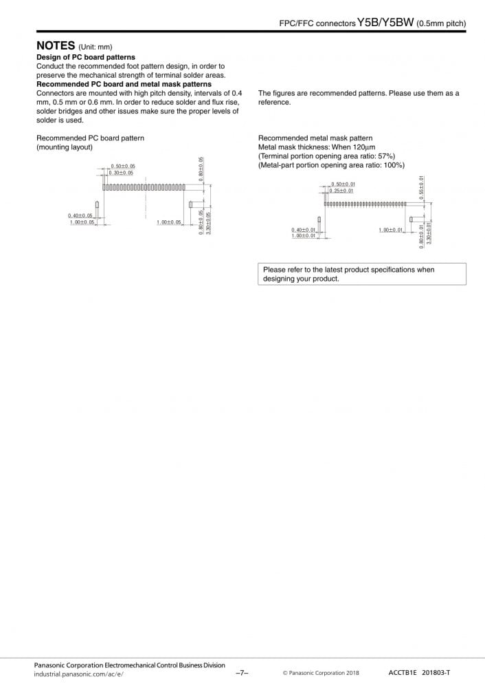 AYF533265T datasheet page 7