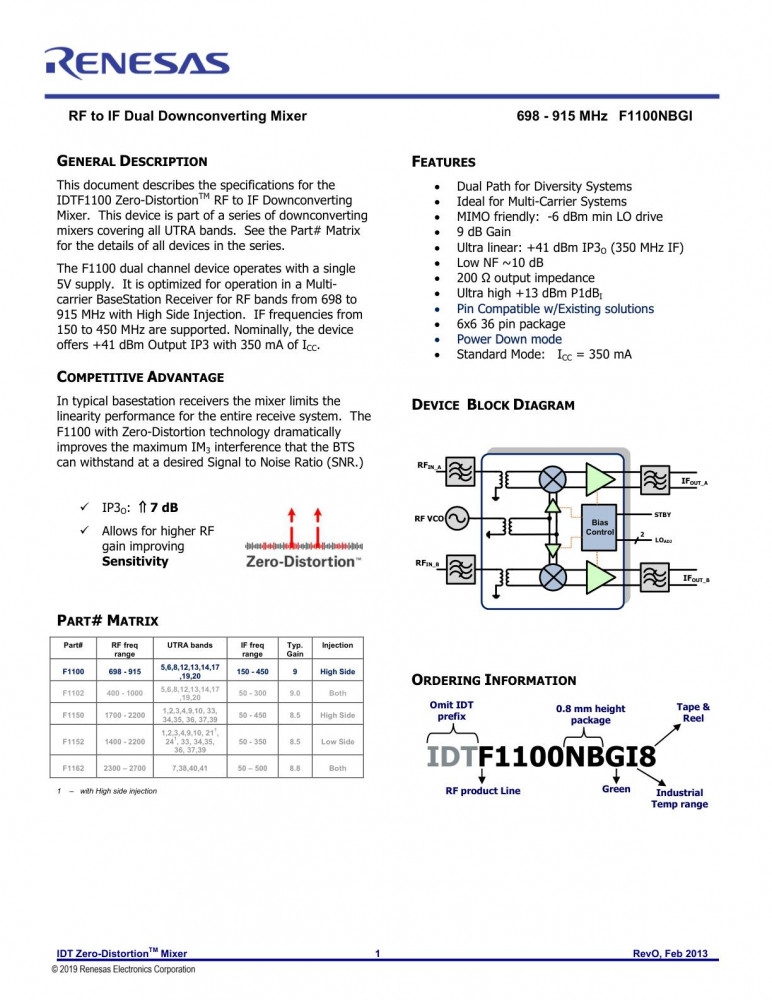 F1100NBGI8 document page 1