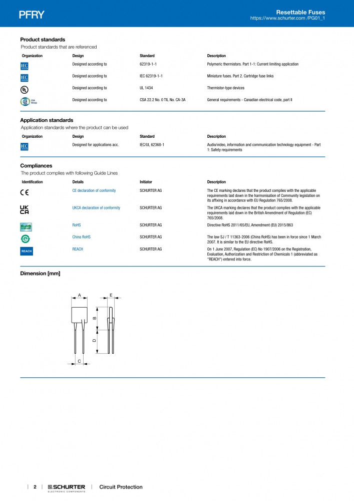 PFRY technical document page 2