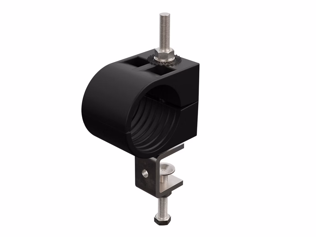 Dual Side, 3-Hole, Feeder Clamp for 5/8