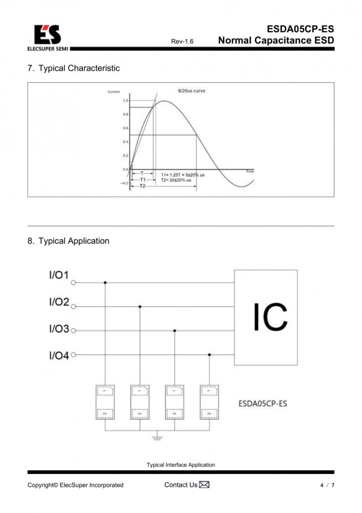ESDA05CP-ES datasheet page 4