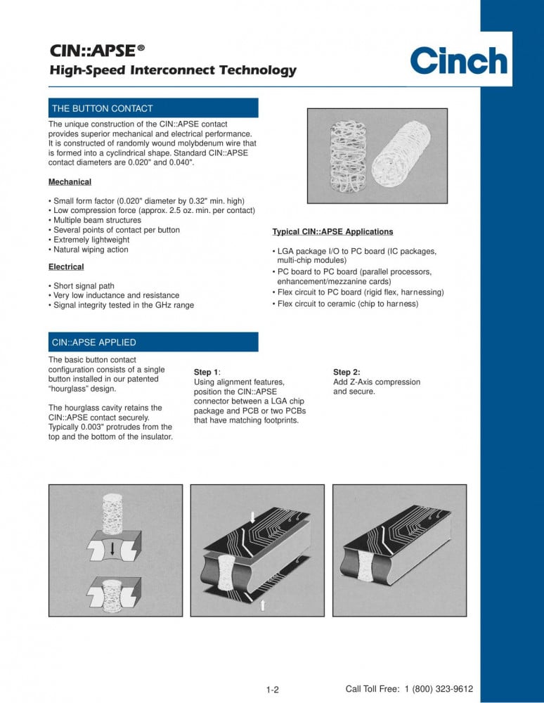 CINCH DDC50S technical document page 4