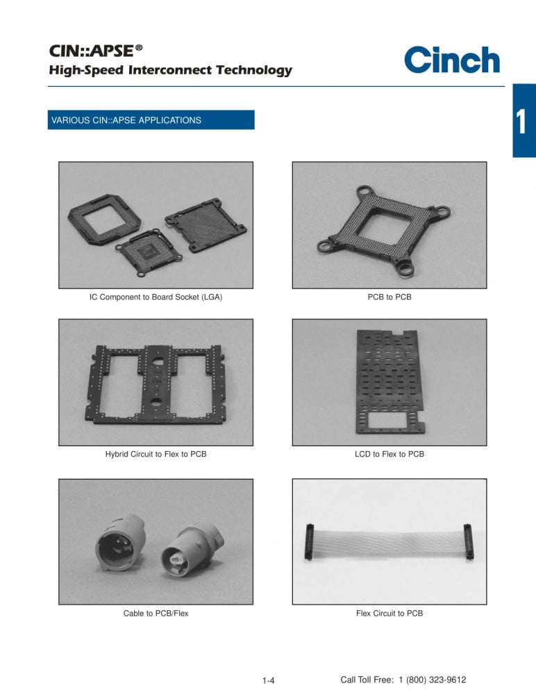 CINCH DDC50S technical document page 6