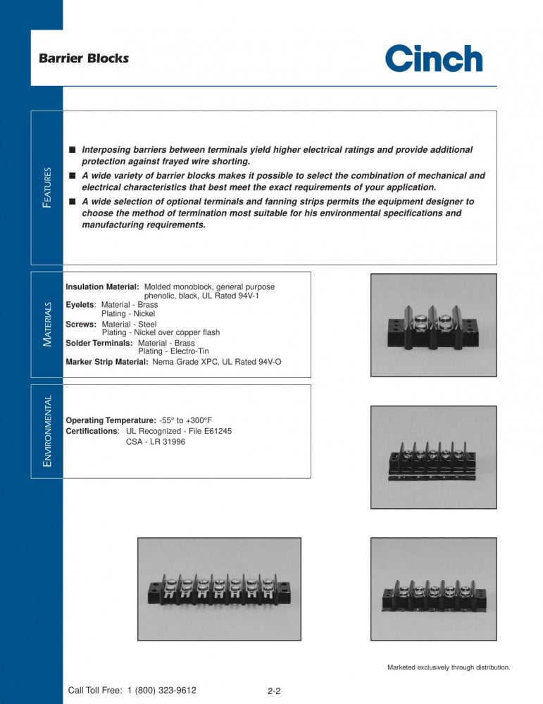 CINCH DDC50S technical document page 9