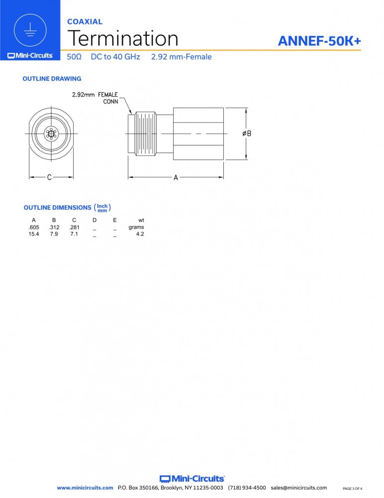 ANNEF-50K+ datasheet page 3