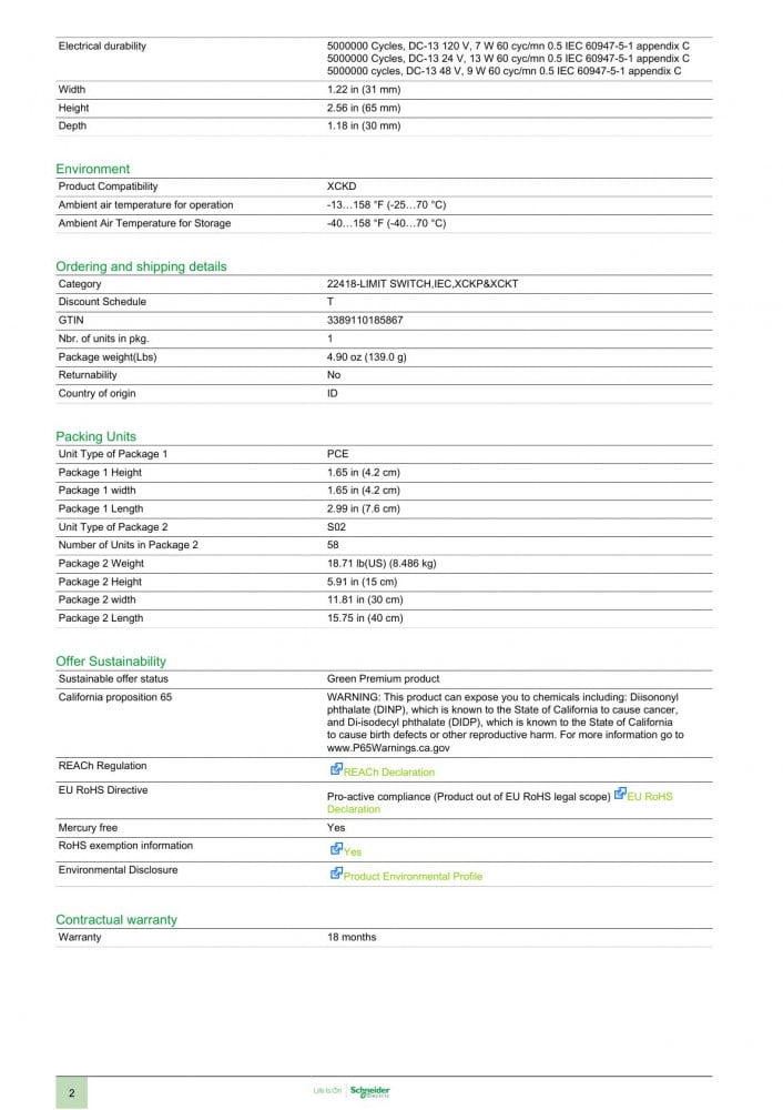 ZCD27 technical document page 2