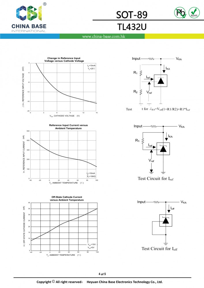 TL432U technical document page 4