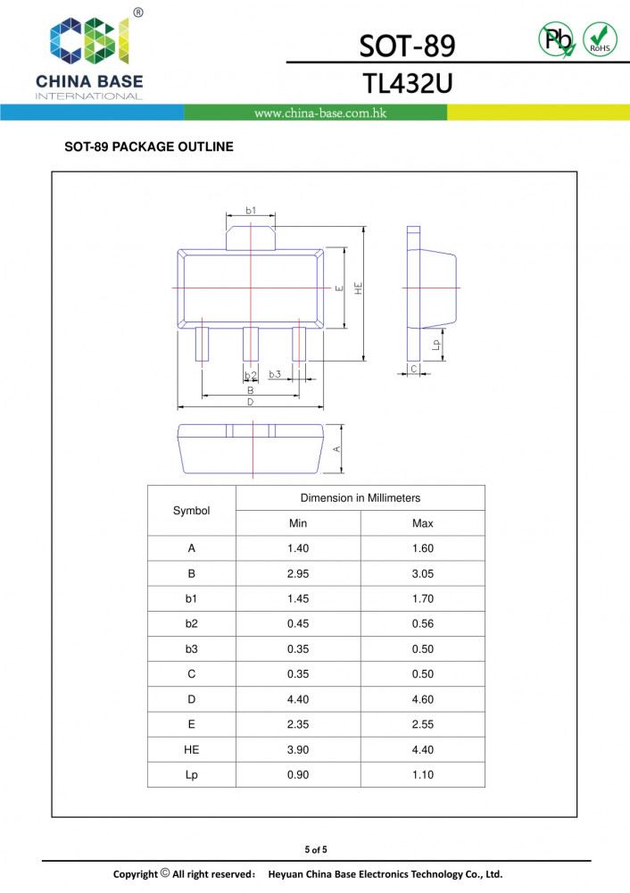 TL432U technical document page 5