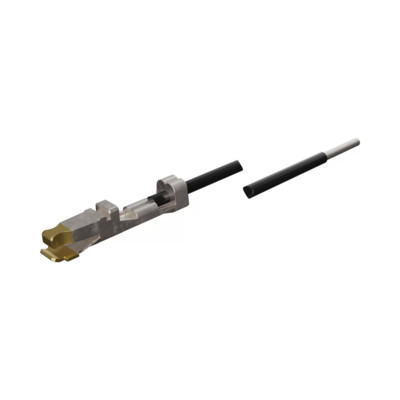 Pre-Crimped Lead Pico-Lock 3.0 Female-to-Pigtail, Gold (Au) Plating, 300.00mm Length, 18 AWG, Black for sale