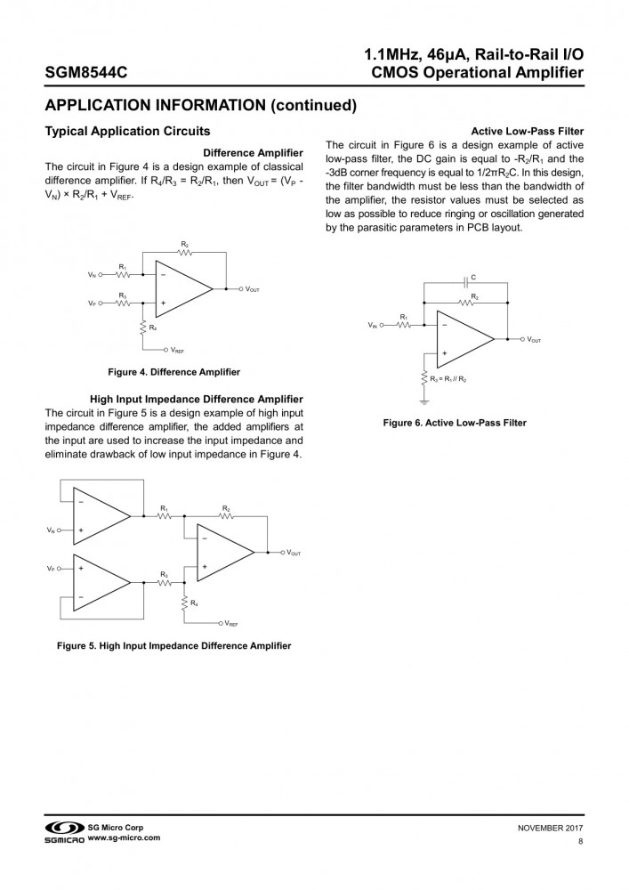 SGM8544C datasheet page 8
