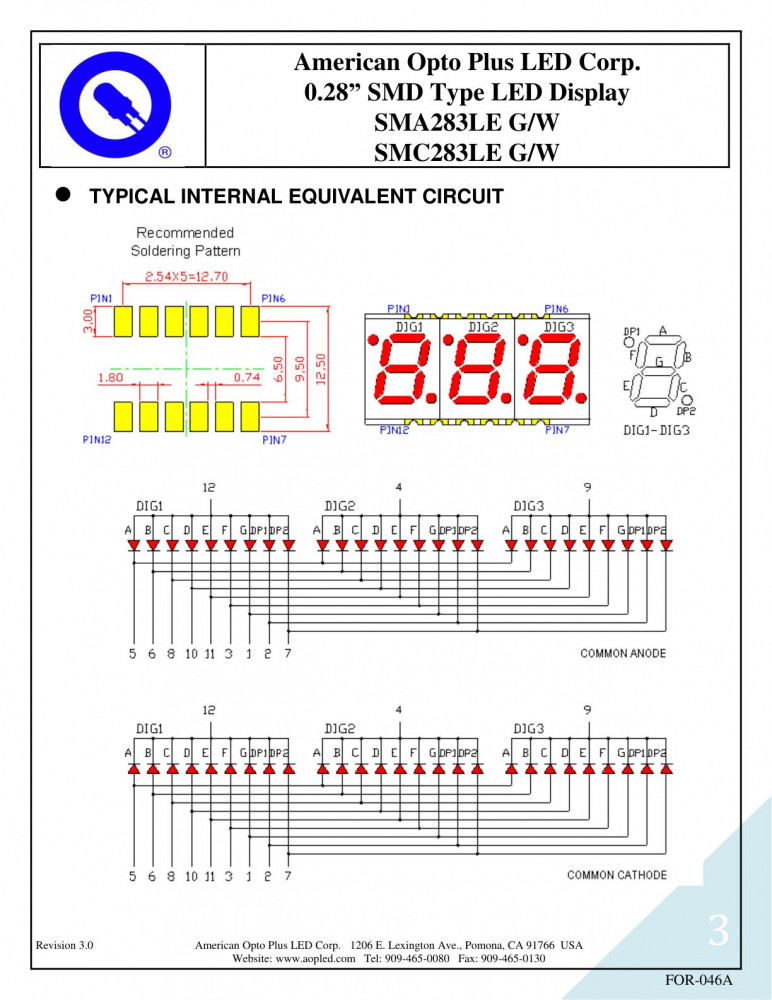 SMC283LE technical document page 3
