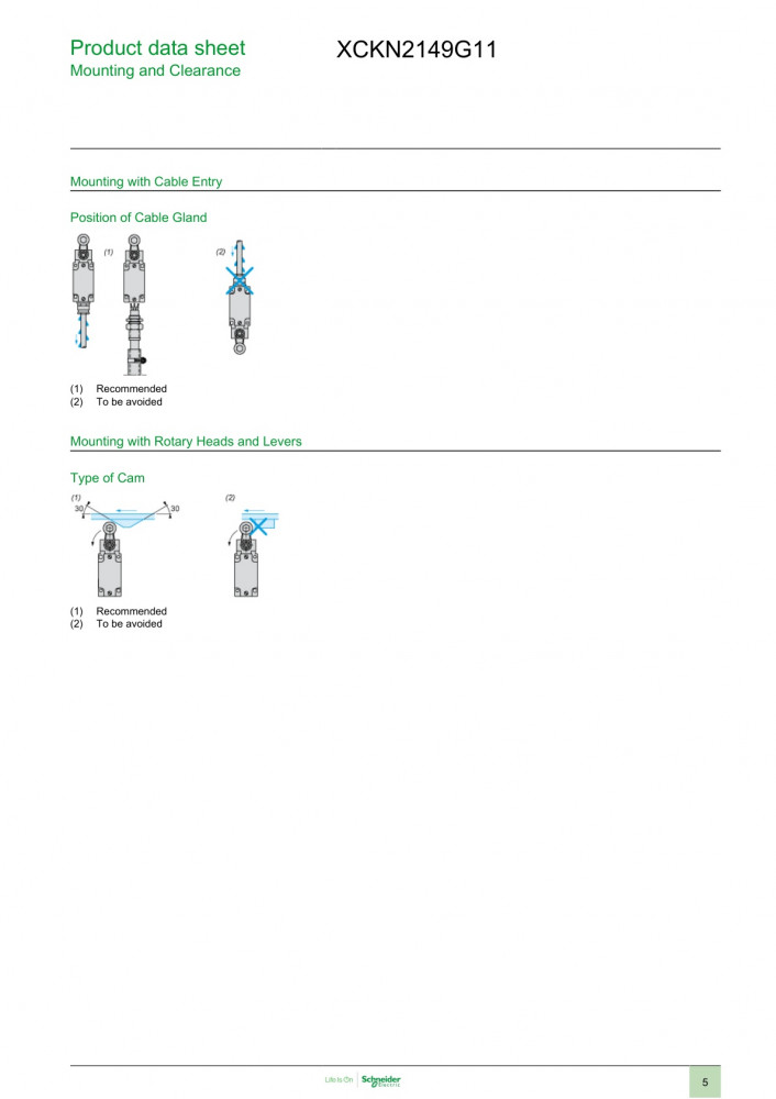 XCKN2149G11 technical document page 5