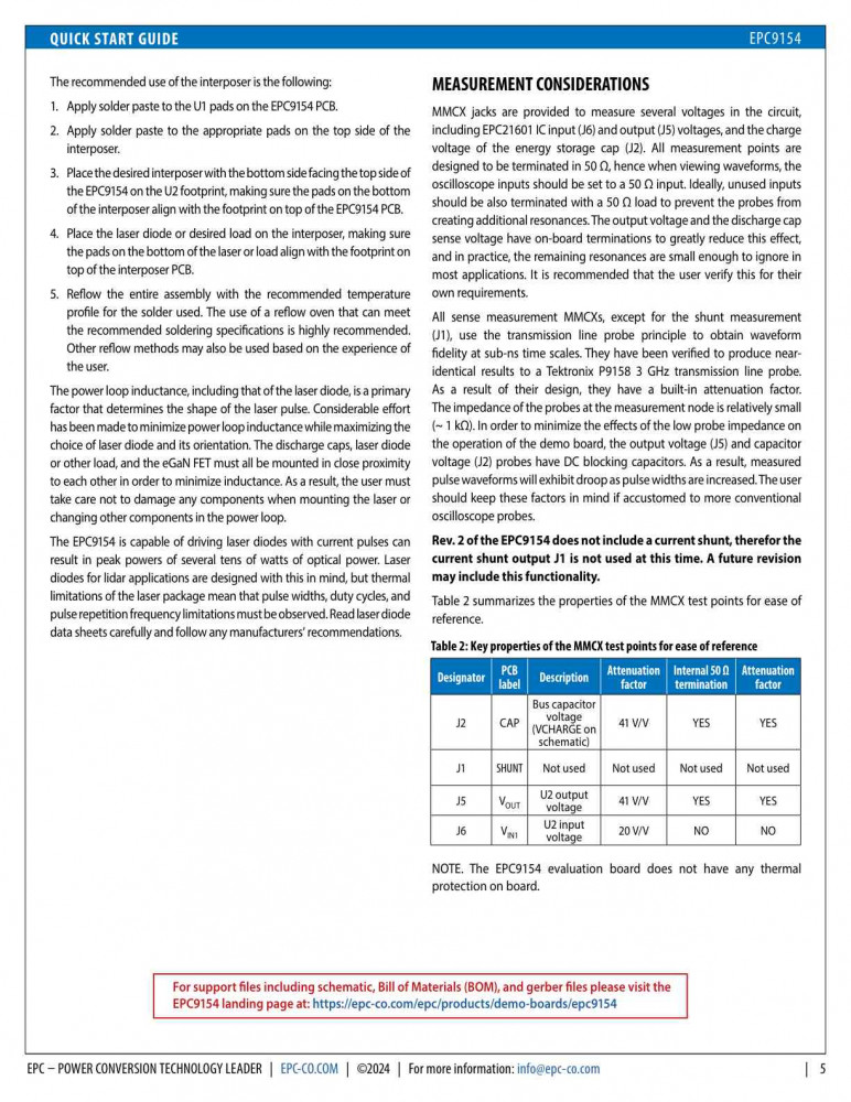 EPC9154 technical document page 5