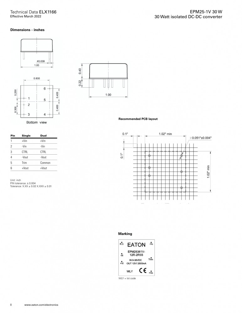 EPM25361V-15R-1R0D datasheet page 8