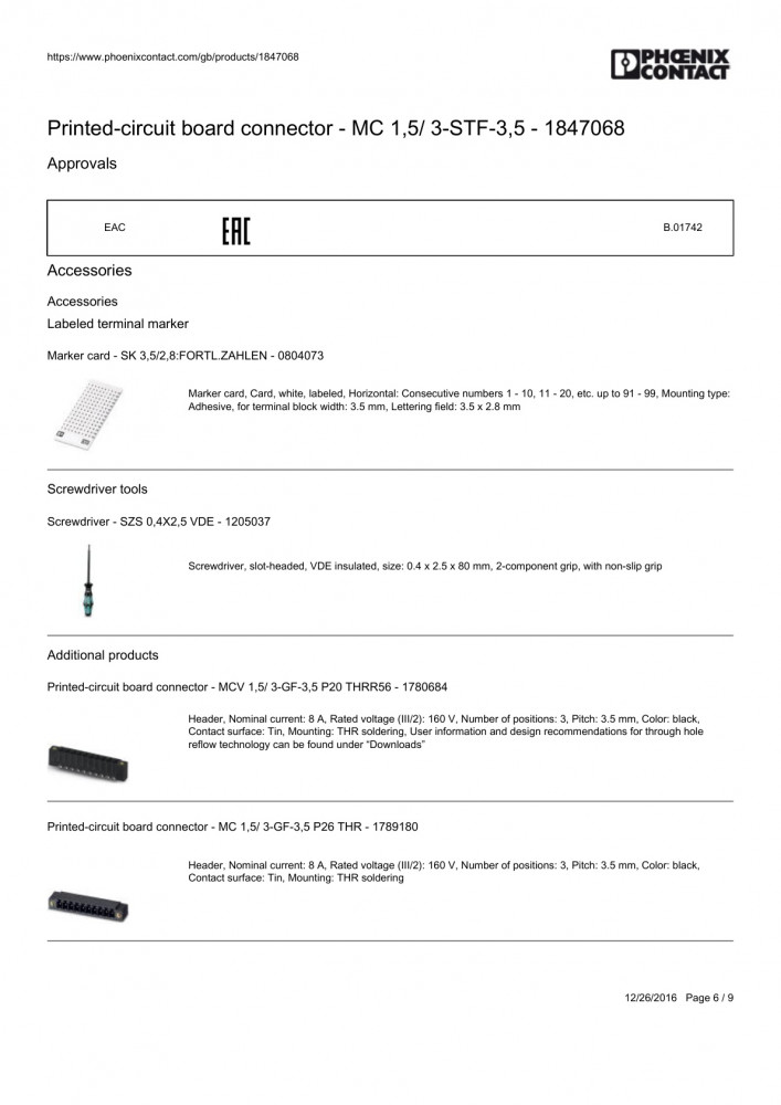 Phoenix Contact 1847068 product document page 6