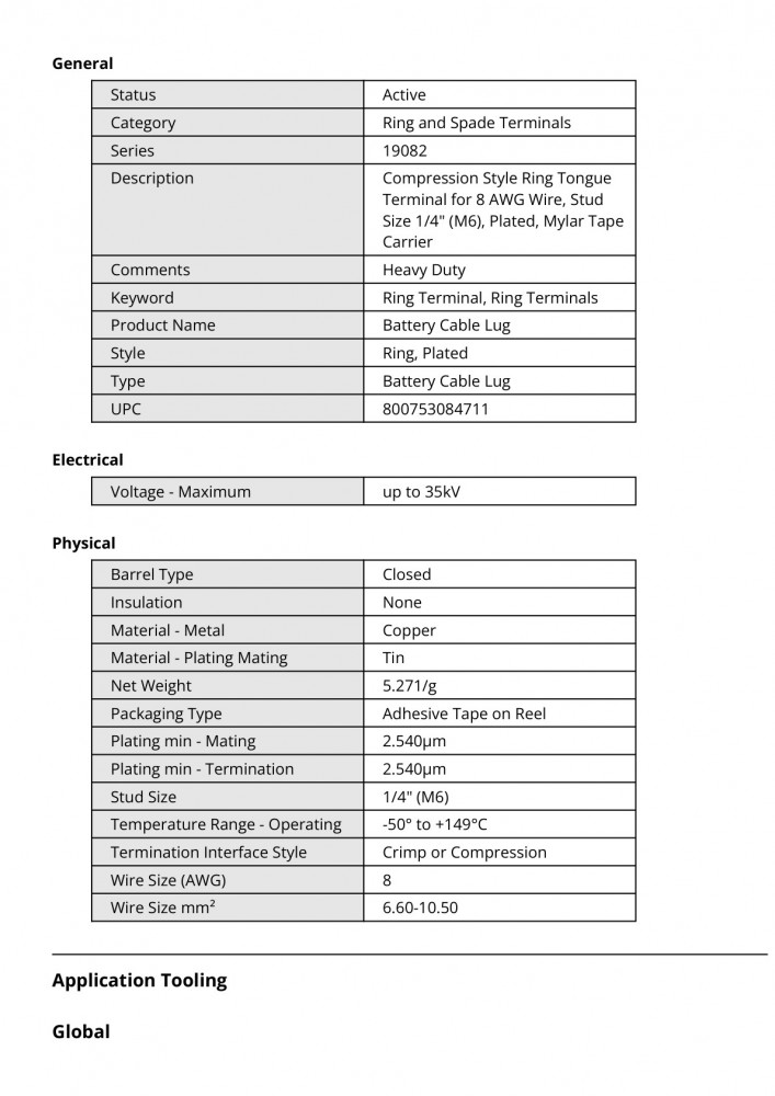 MOLEX 190820013 product document, page 2