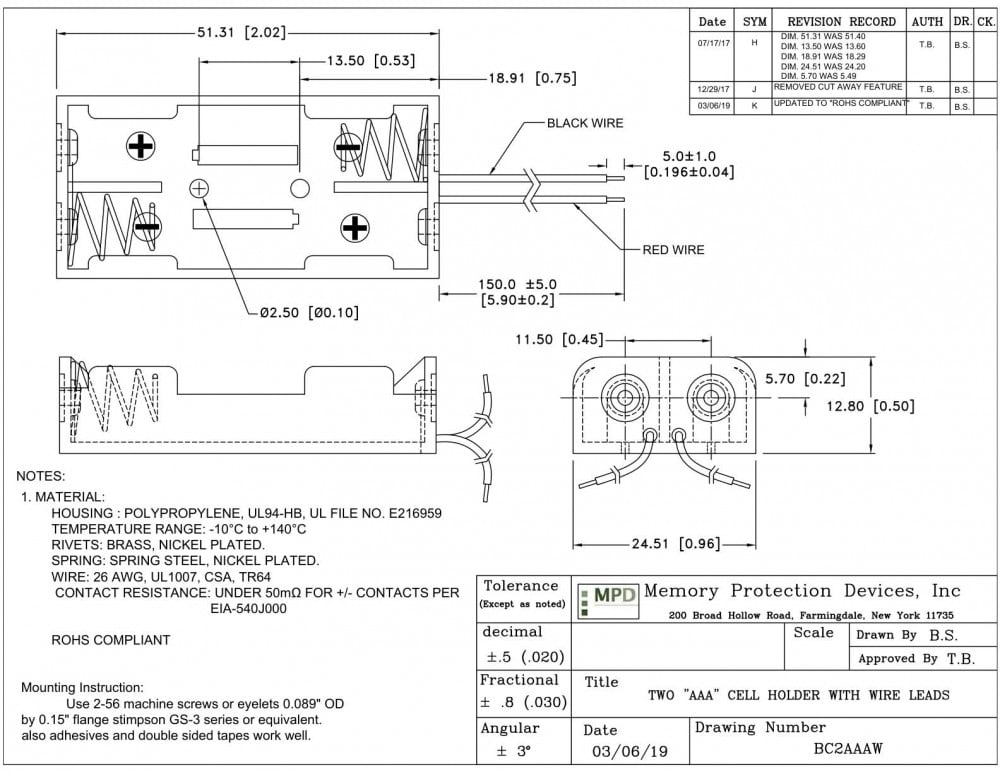 BC2AAAW technical document preview