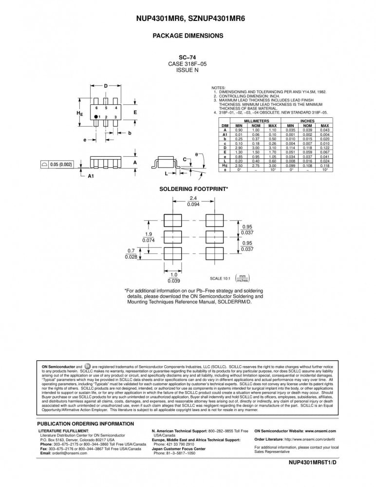 NUP4301MR6T1G datasheet page 4