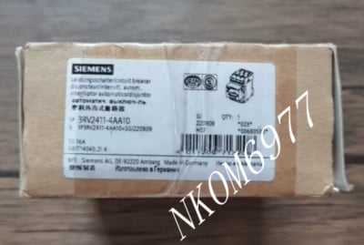 SIEMENS 3RV24114AA100BA0 Motor Protective Circuit Breaker