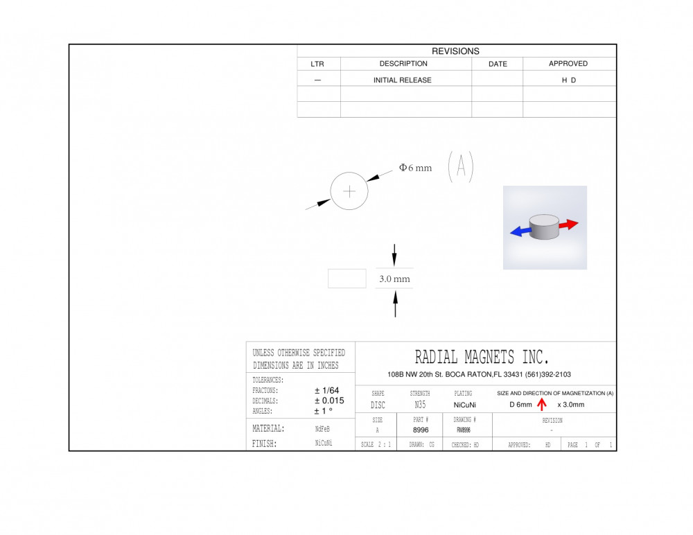 8996 RM8996 engineering drawing