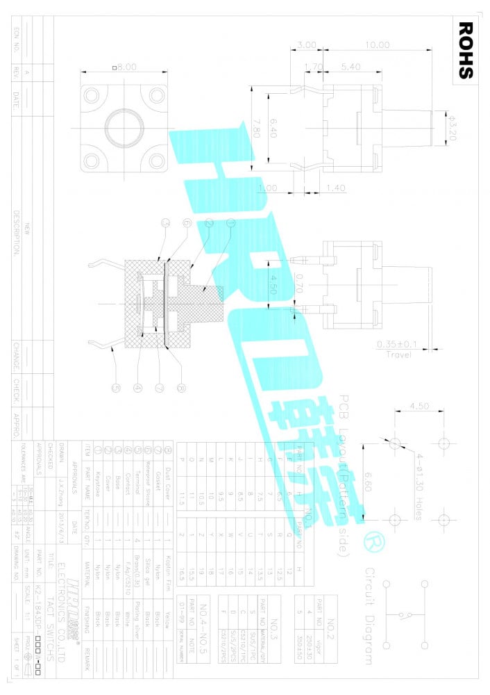 K2-1843DP-R4SW-02 technical drawing