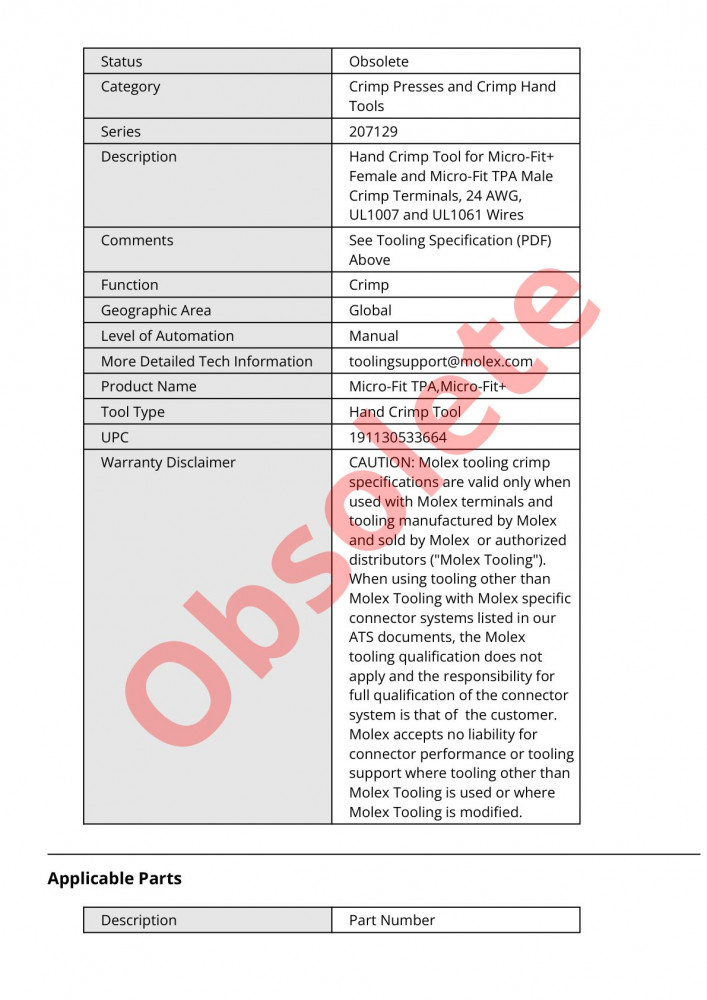 Tooling document image, page 2