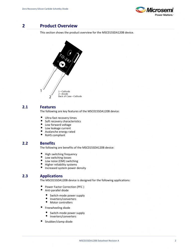 MSC015SDA120B datasheet page 4