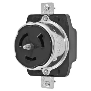 Locking Devices, Twist-Lock®, Industrial, Female Connector Body, 50A 3-Phase Delta 250V AC, Non-NEMA