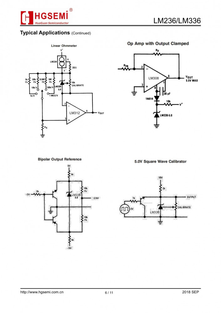 LM236Z-5.0 datasheet page 6
