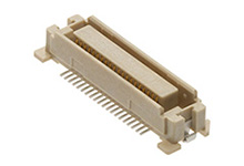 SlimStack Board-to-Board Connector, 0.635mm Pitch, 0.635 Series, Receptacle, 6.00 to 10.00mm Mated Height, 6.40mm Mated Width, 60 Circuits for sale