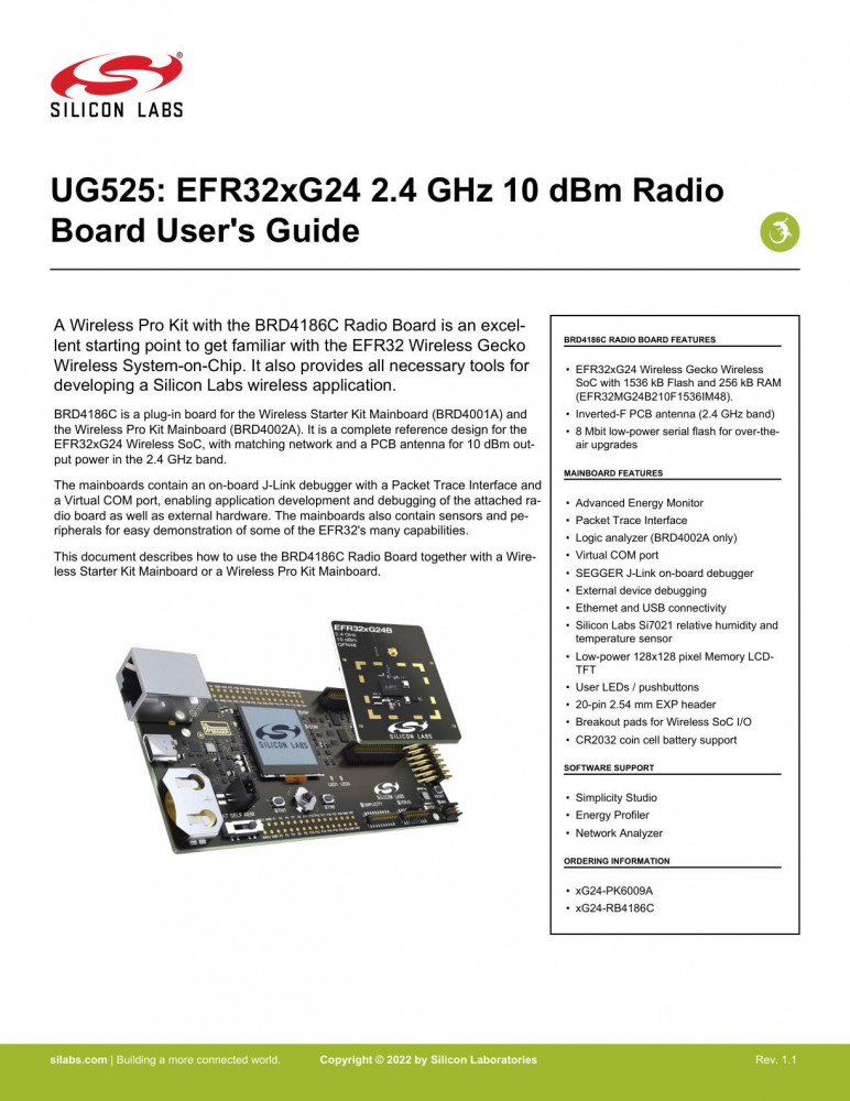 UG525 page 1