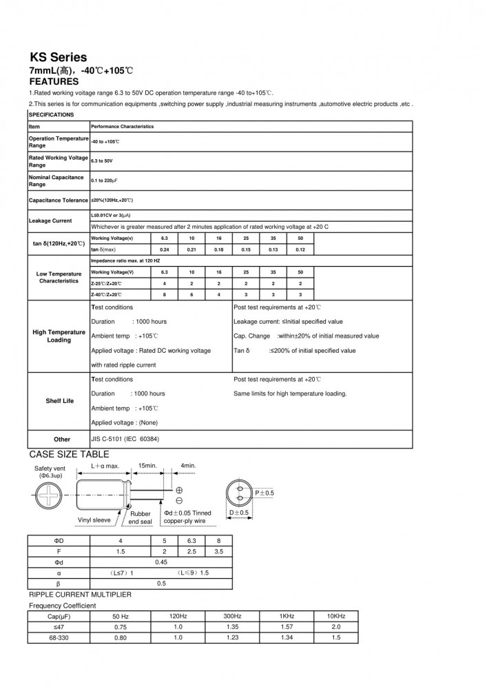 KS107M016D07RR0VH2FP0 document page 5