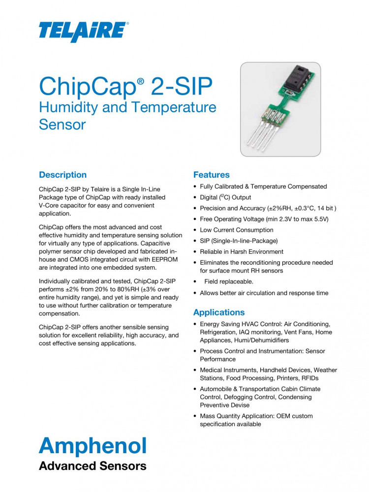 CC2D25S-SIP technical document page 1