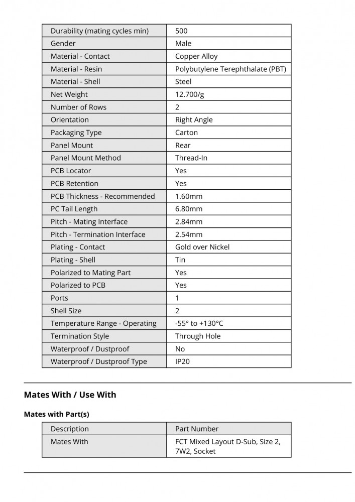 MOLEX 1731071118 drawing preview, page 3