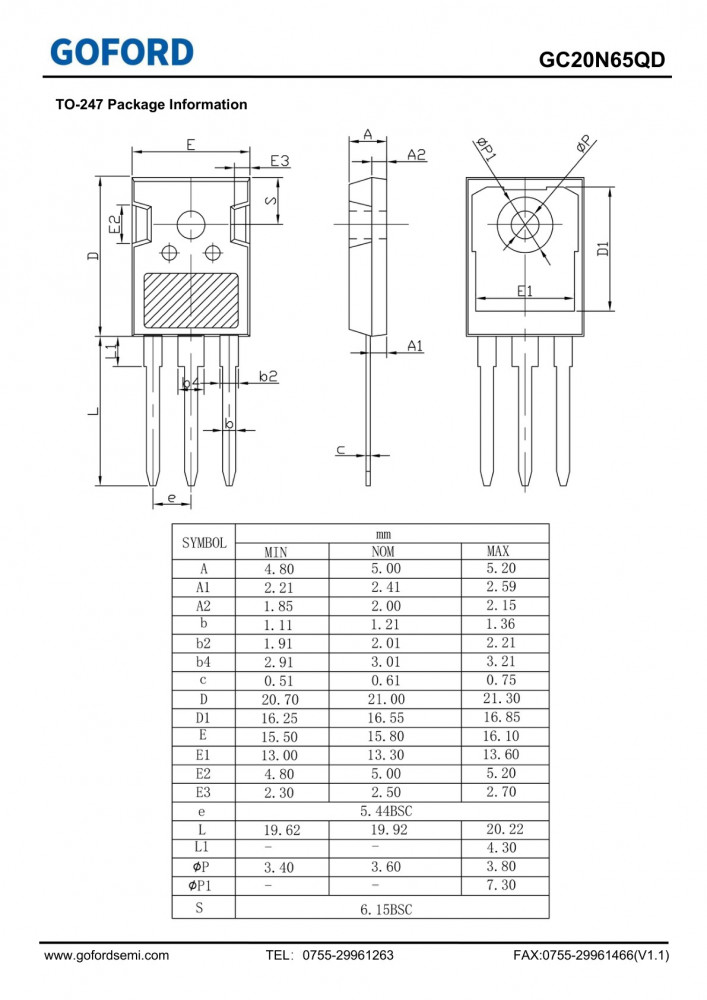 GC20N65QD datasheet page 6
