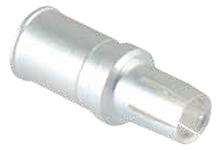 Heavy-Duty Turned Crimp Contact for 200A Inserts and Modules, Female, Silver (Ag) Plated Copper Alloy, 25.00mm² (4 AWG), 100 per Bag