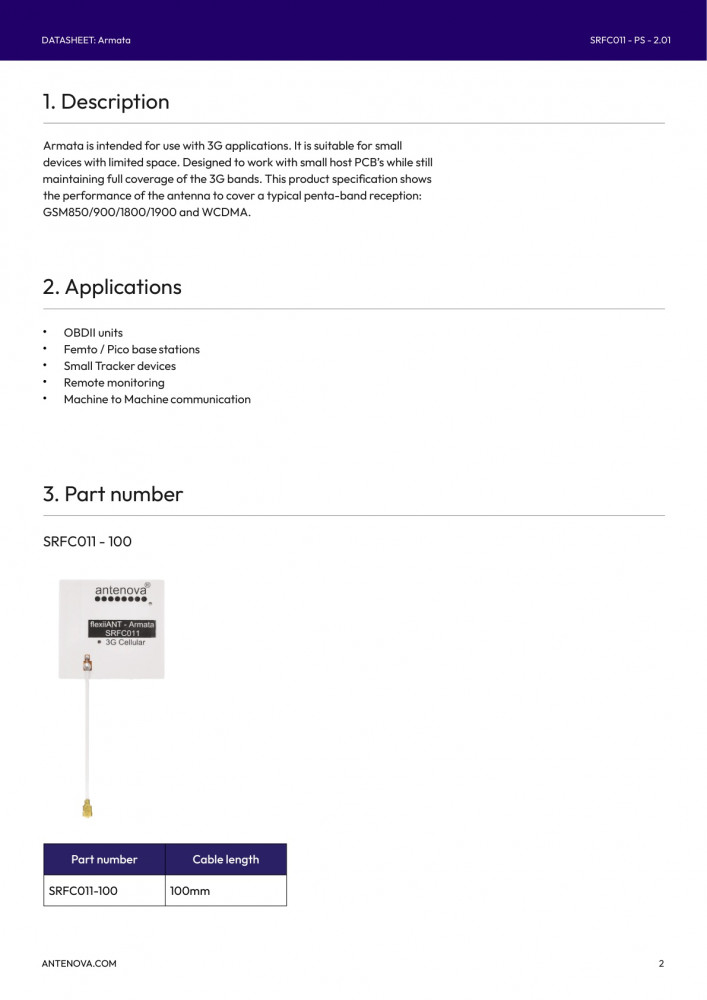 Armata datasheet page 2