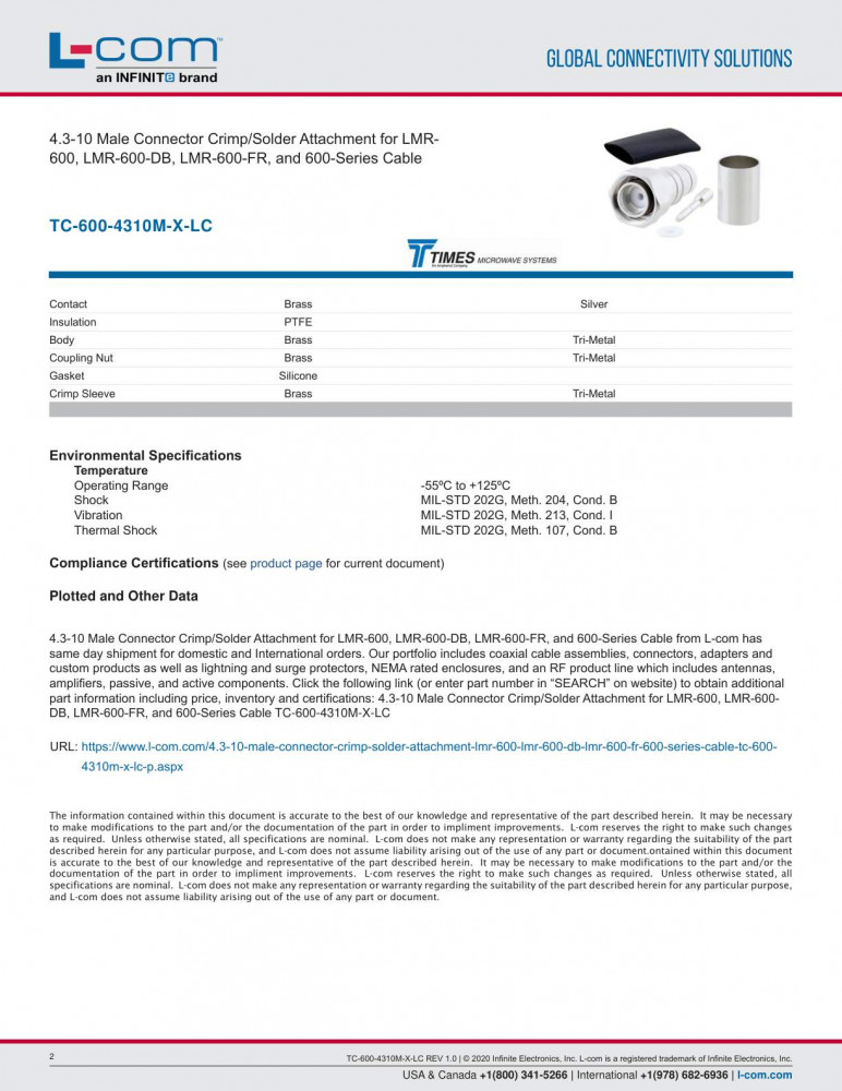 TC-600-4310M-X-LC datasheet page 2