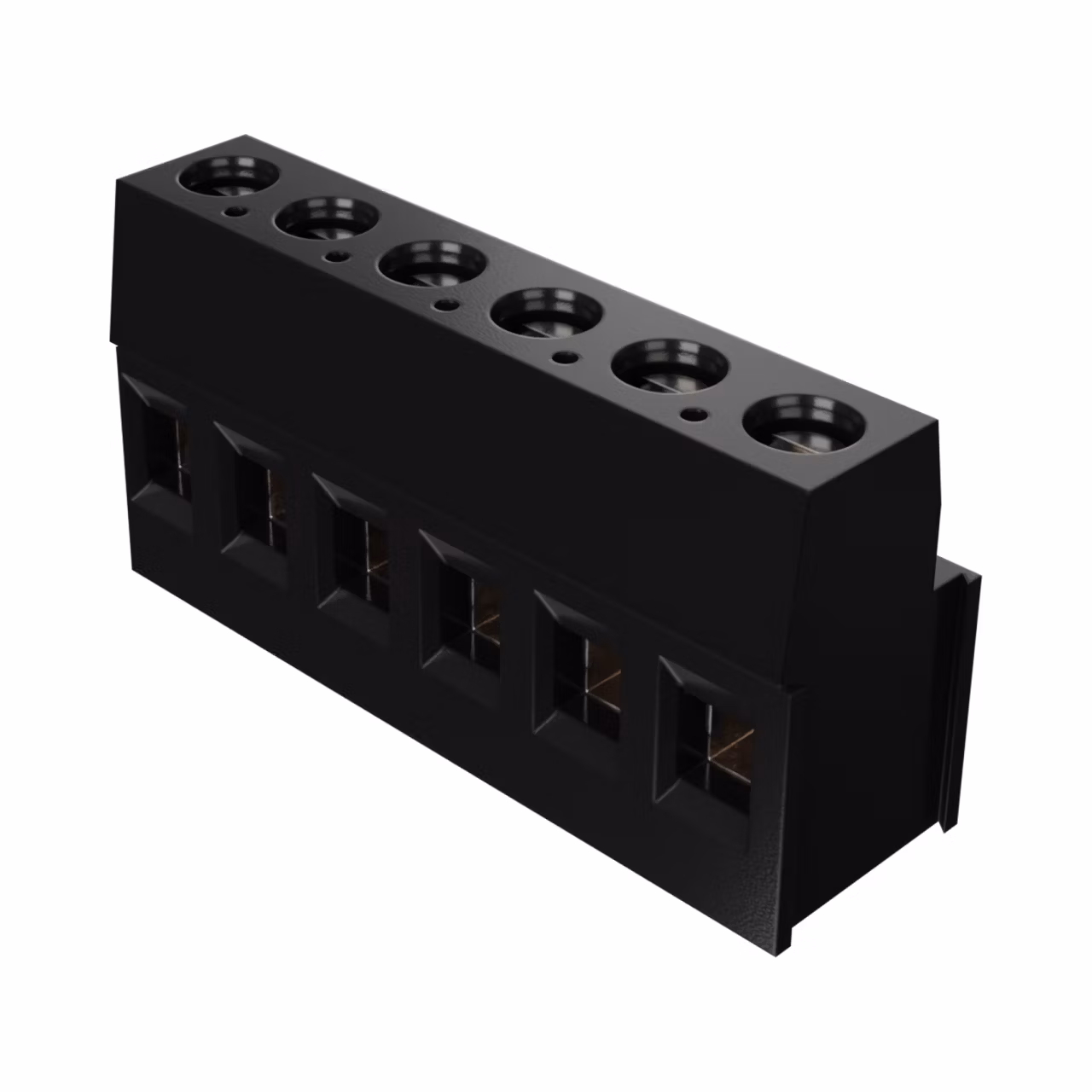 5.08mm Pitch Horizontal Fixed Mount PCB Terminal Block, 6 Circuits for sale