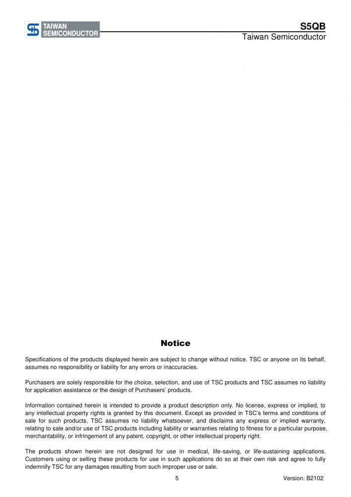 S5QB datasheet page 5