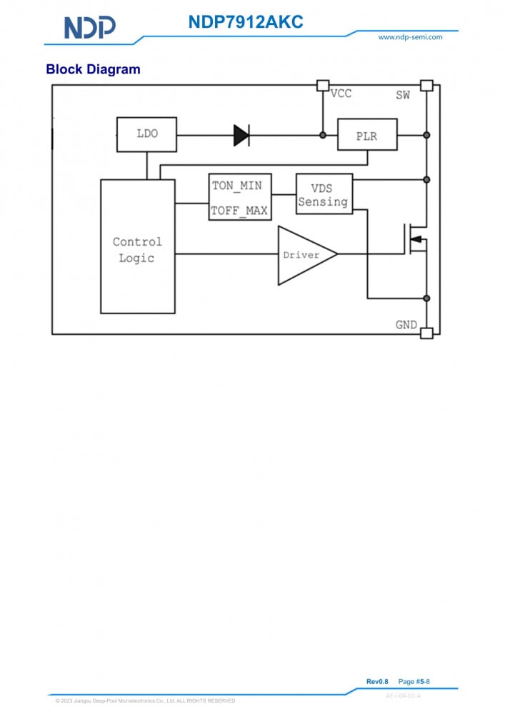 NDP7912AKC datasheet page 5