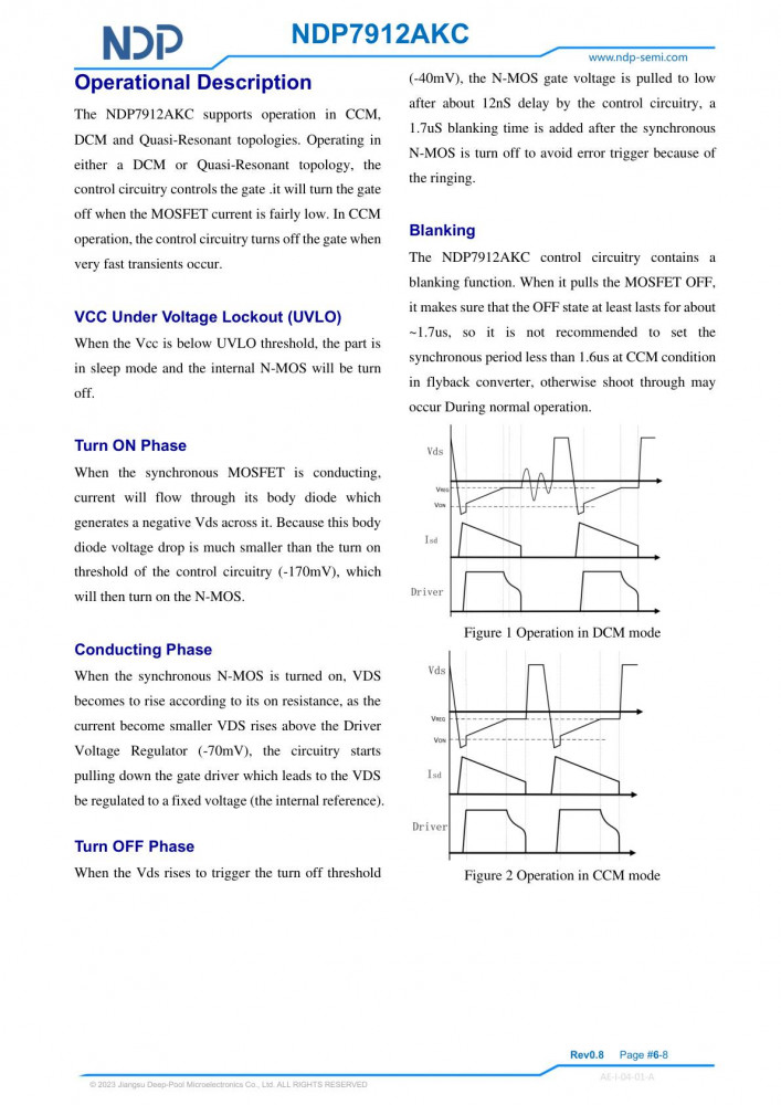 NDP7912AKC datasheet page 6
