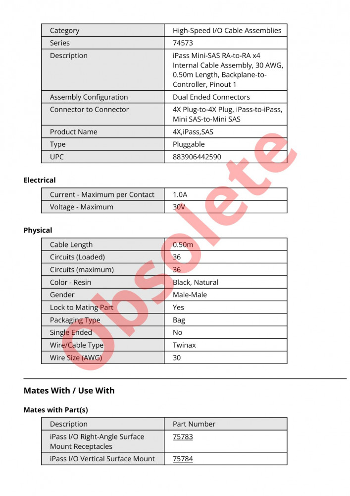 Technical document page 2 for MOLEX 745733202