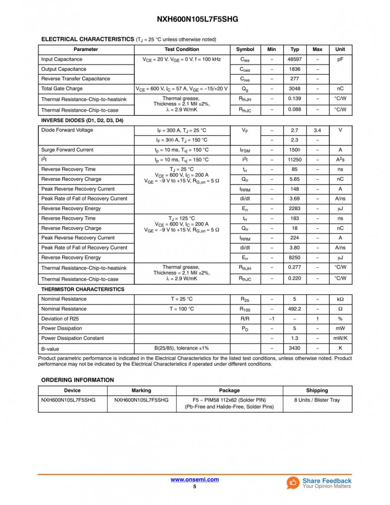NXH600N105L7F5SHG datasheet page 5