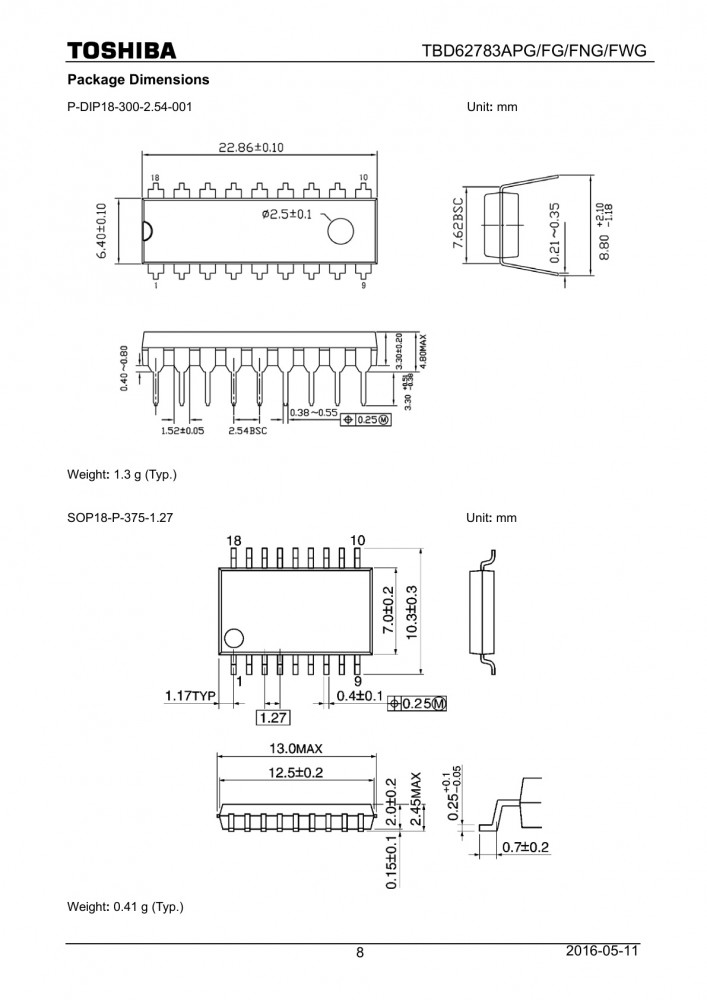 TBD62783A datasheet page 8