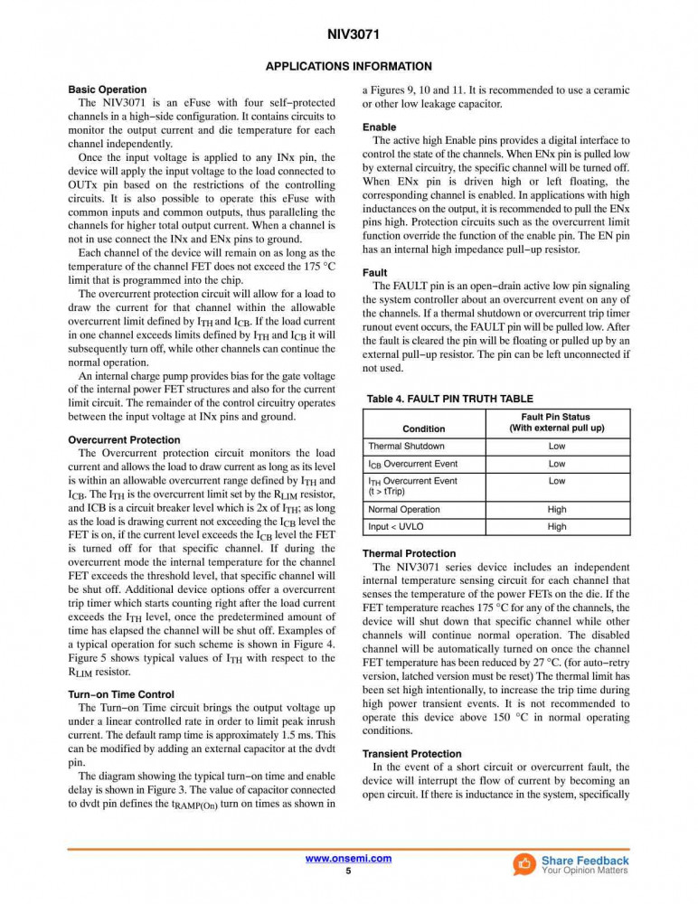 NIV3071 datasheet page 5