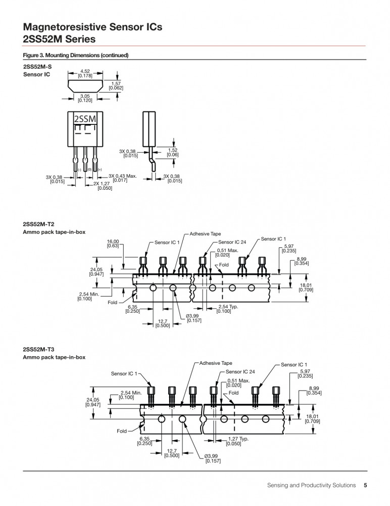 Honeywell 2SS52M-S datasheet page 5